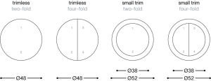 rond | PF push buttons | rond by prado
